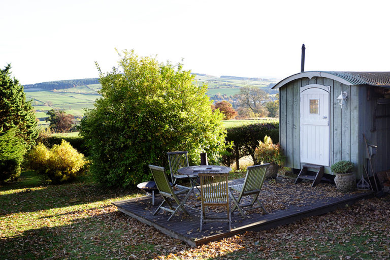 Unique places to stay: Rubersview Shepherds Hut, Scotland - Family ...