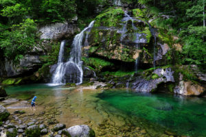 Best waterfalls in Soča Valley - Family Corel Adventures